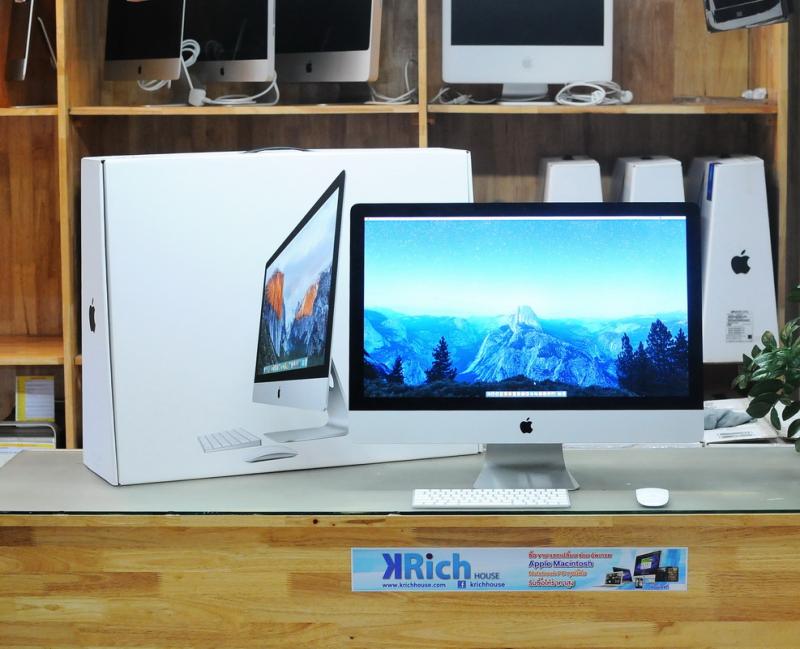ขาย iMac 27-inch Late2015 Intel Quad-Core i5 3.2GHz RAM 16GB HDD 1TB ...